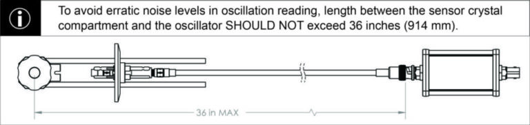 What is the maximum cable length for attaching the sensor to the monitor?